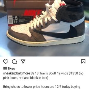 Jordan | Shoes | Travis Scotts Jordan S Size 11 | Poshmark